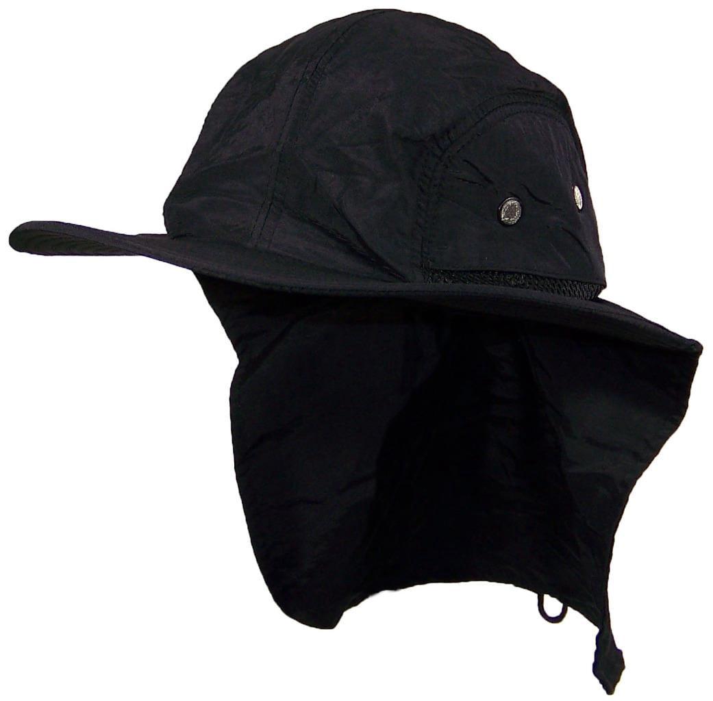 Stone Age Men/Women Wide Brim Summer Hat with Neck Flap (One Size ...