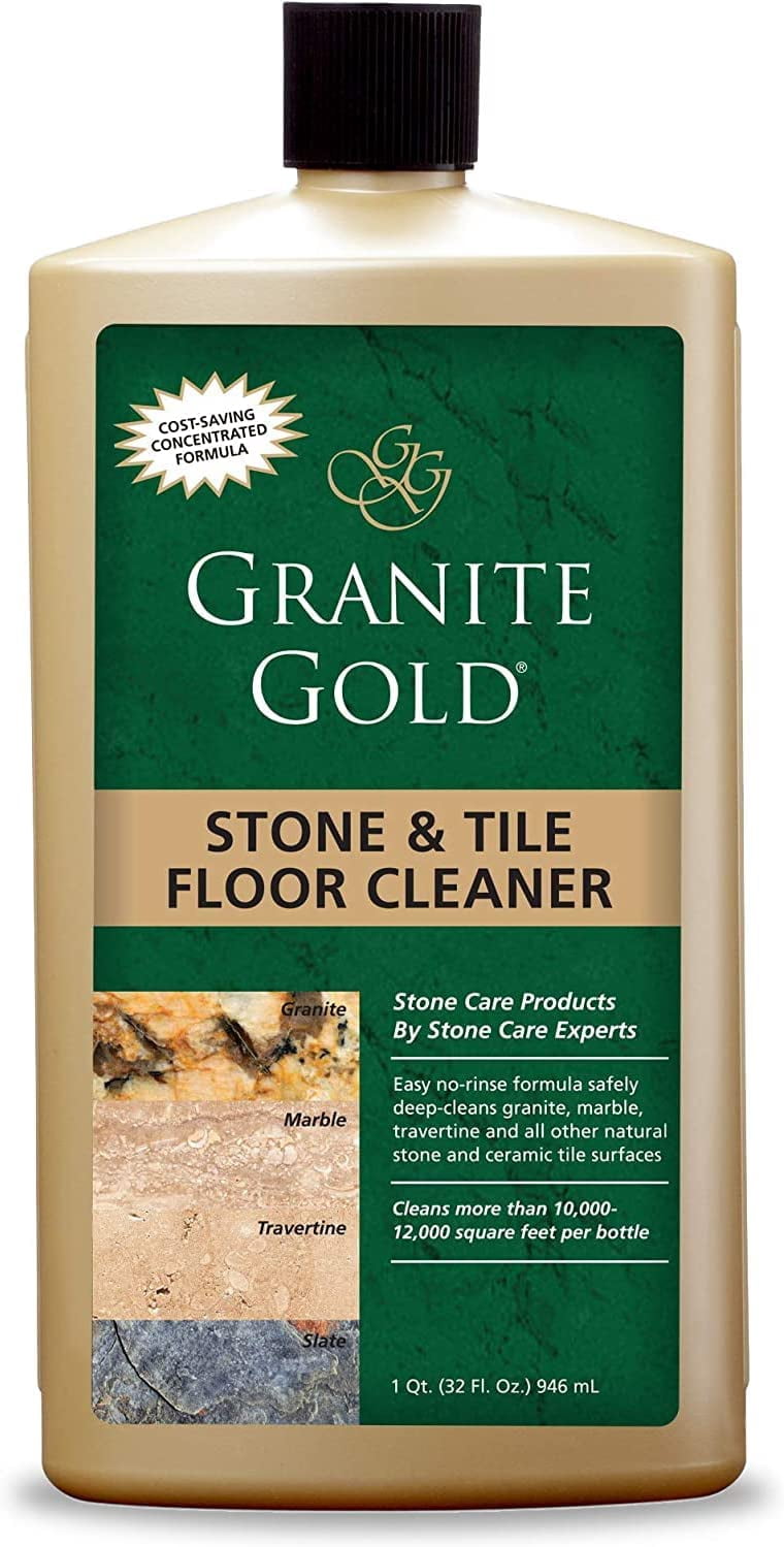 Stone And Tile Floor Cleaner - No-Rinse Deep Cleaning Granite, Marble ...