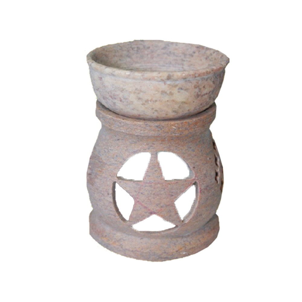 Stone Aroma Lamp Essential Oil Burner Soapstone Aromatherapy Lamp ...