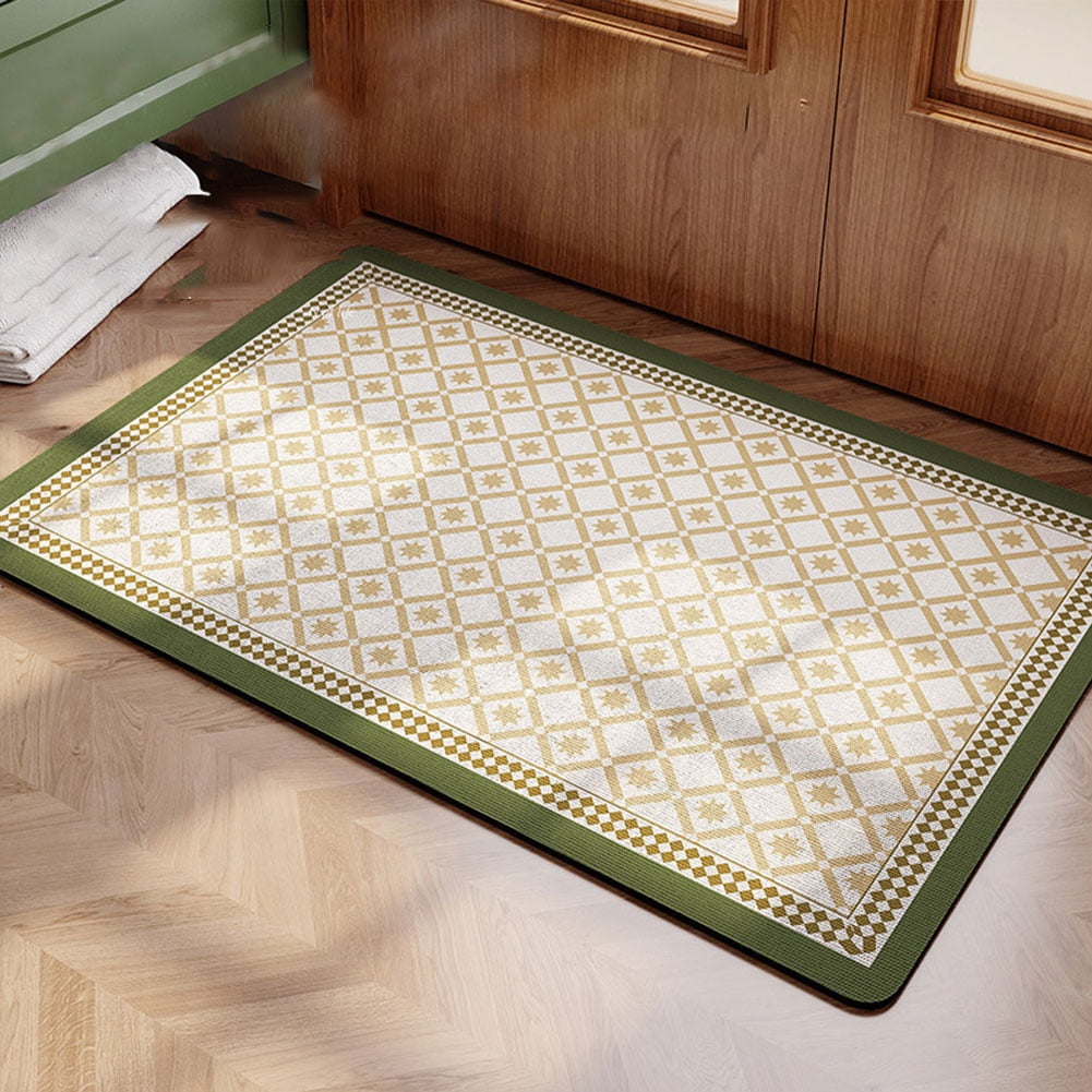 Stone Bath Mat Diatomaceous Earth Bath Mat Non-Slip Super Absorbent ...