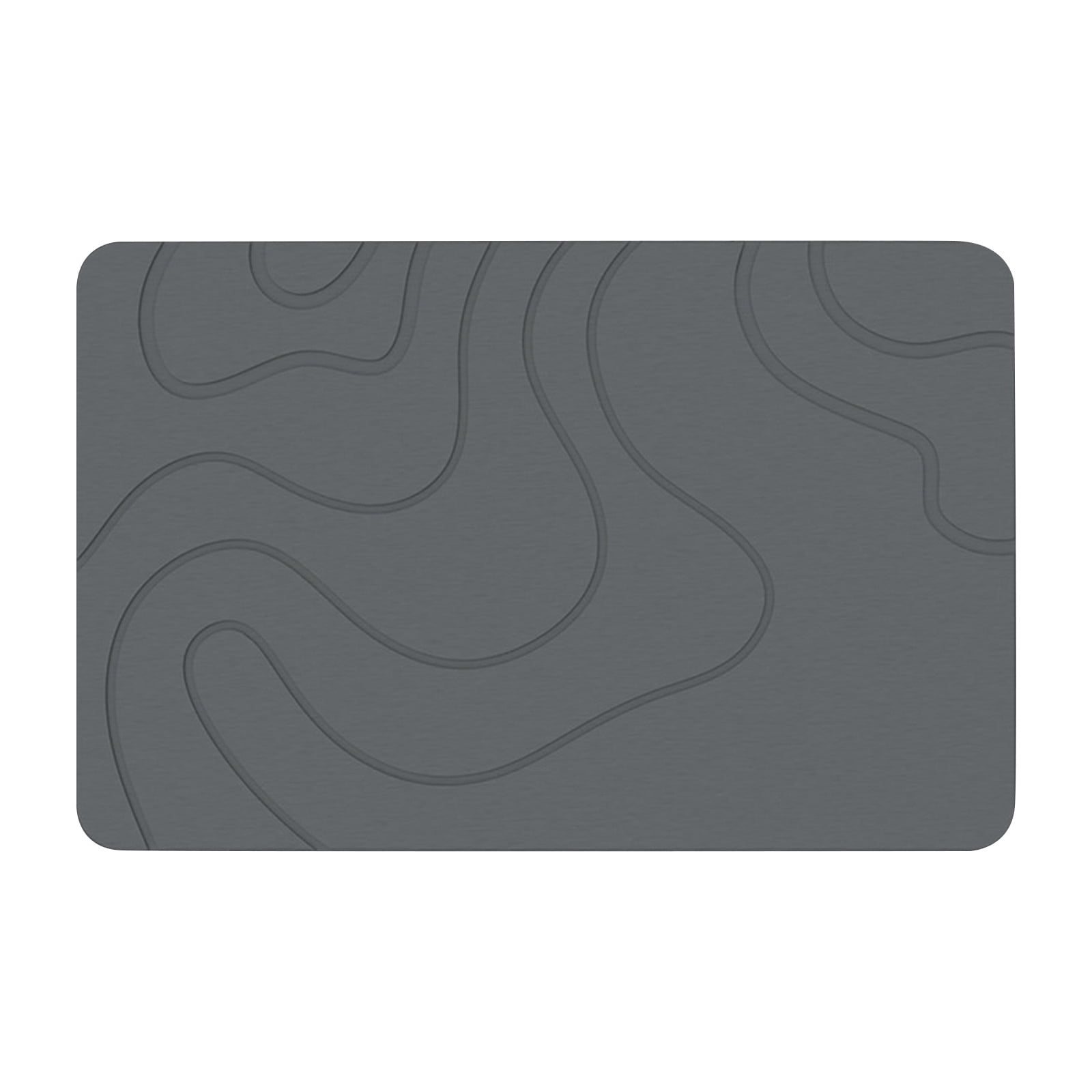 Stone Bath Mat Diatomaceous Earth Shower Mat Non-Slip Super Absorbent ...