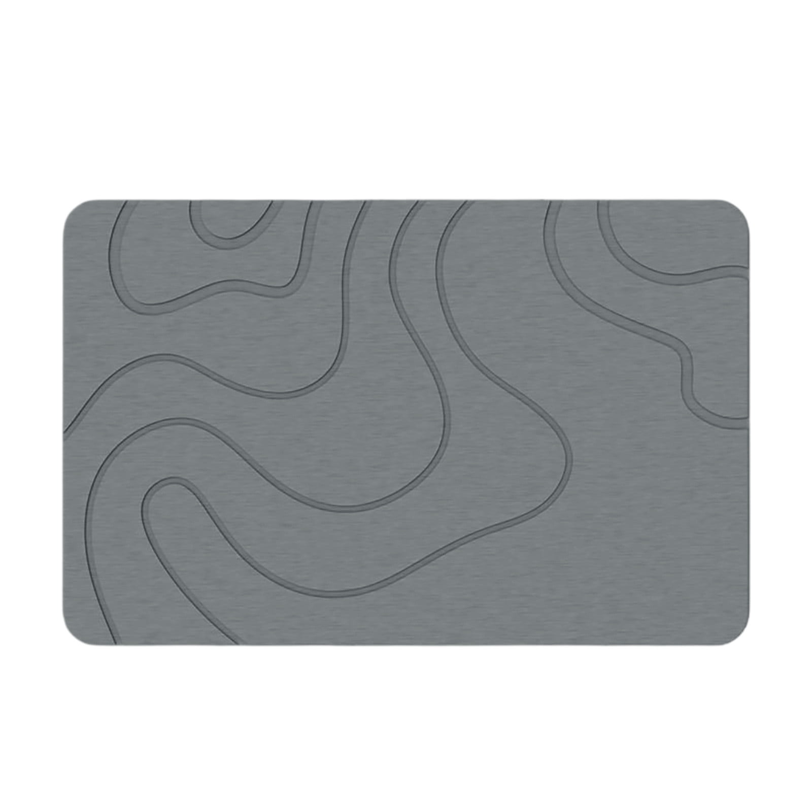 Stone Bath Mat Diatomite Stone Mats for Bathroom Non- Diatomaceous ...