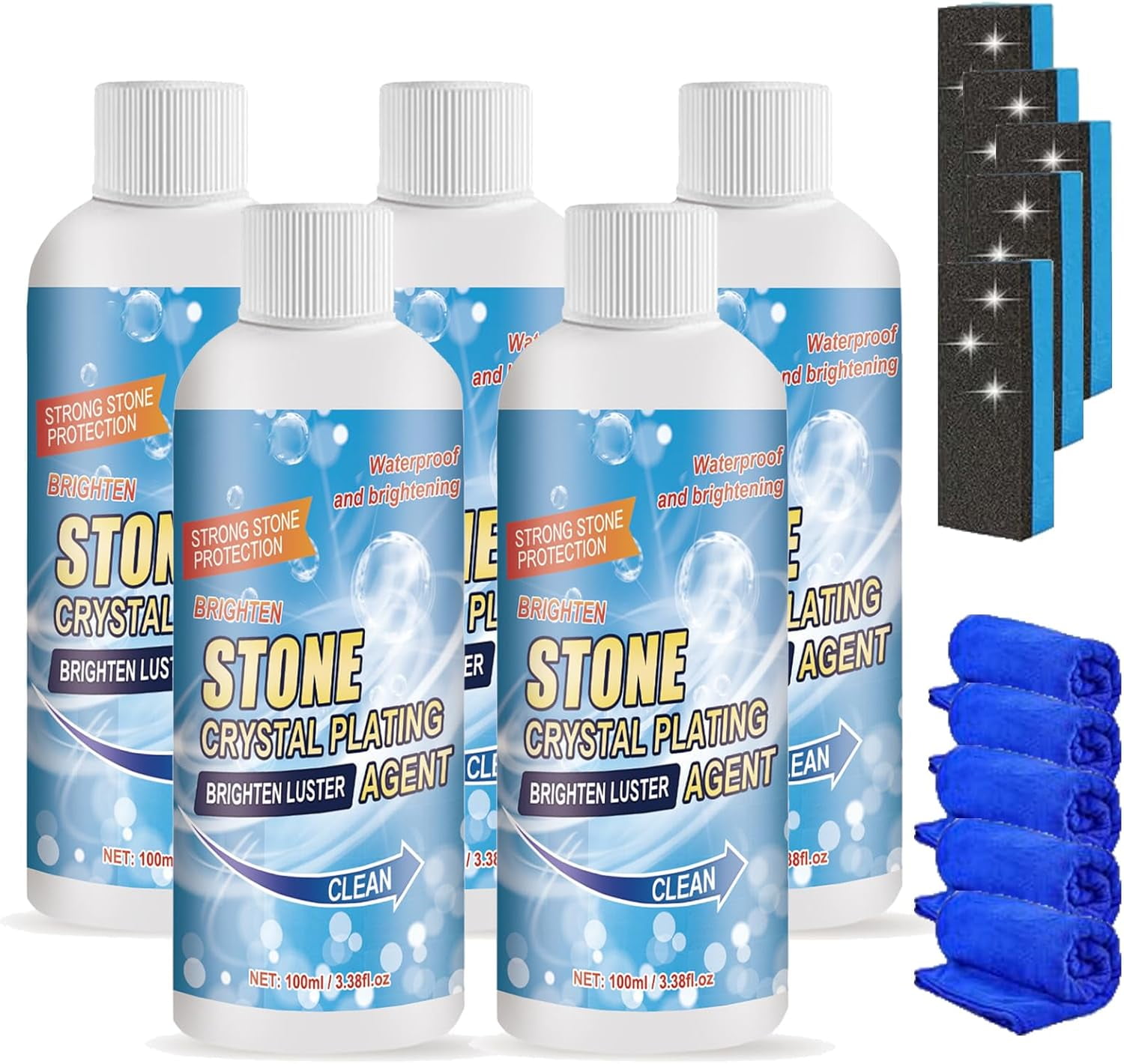 Stone Brighten Crystal-Plating Agent, 100ML Stone Crystal Plating Agent ...