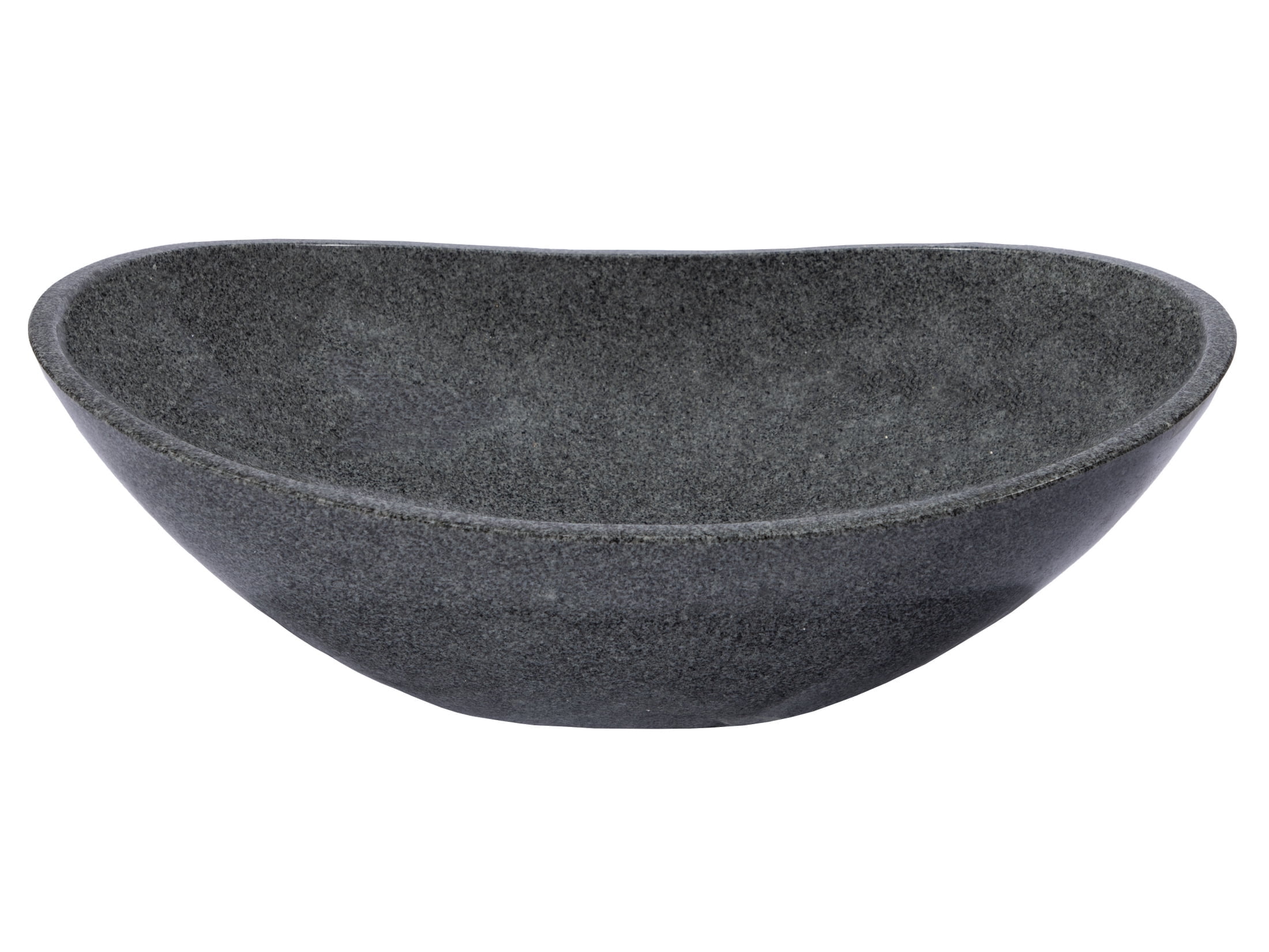 Stone Canoe Sink - Polished Sesame Grey Granite - Walmart.com