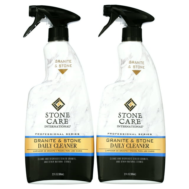 Stone Care Int. Granite Cleaner - 32 Fl. Oz (2 Pack) for Kitchen ...