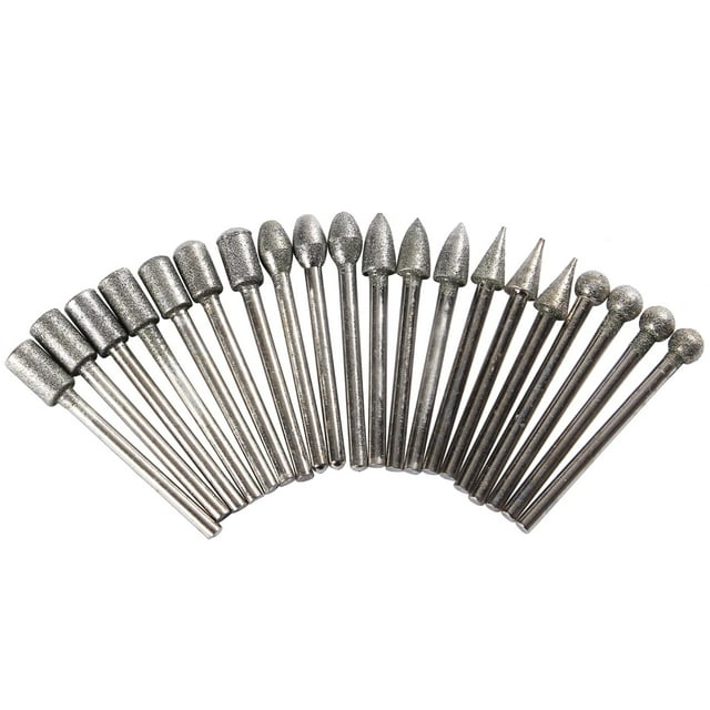 Stone Carving Set Diamond Burrs for Engraving, Grinding, Polishing ...