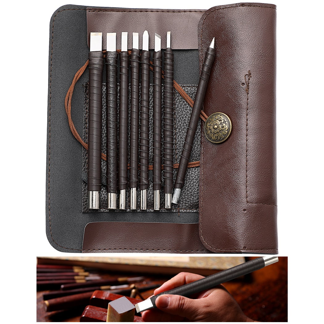 Stone Carving Tool Set of 8, Tungsten Steel Carving Chisels, Carving ...