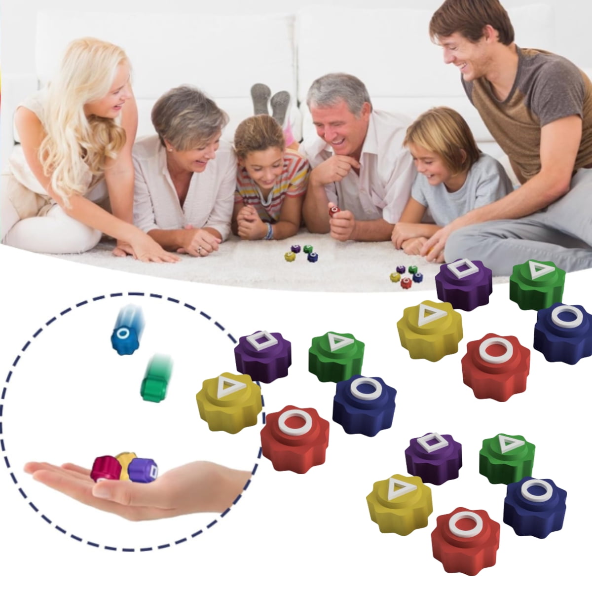 Stone Catching Gonggi Korean Folk Game, Stone Game Gonggi Set Squid ...