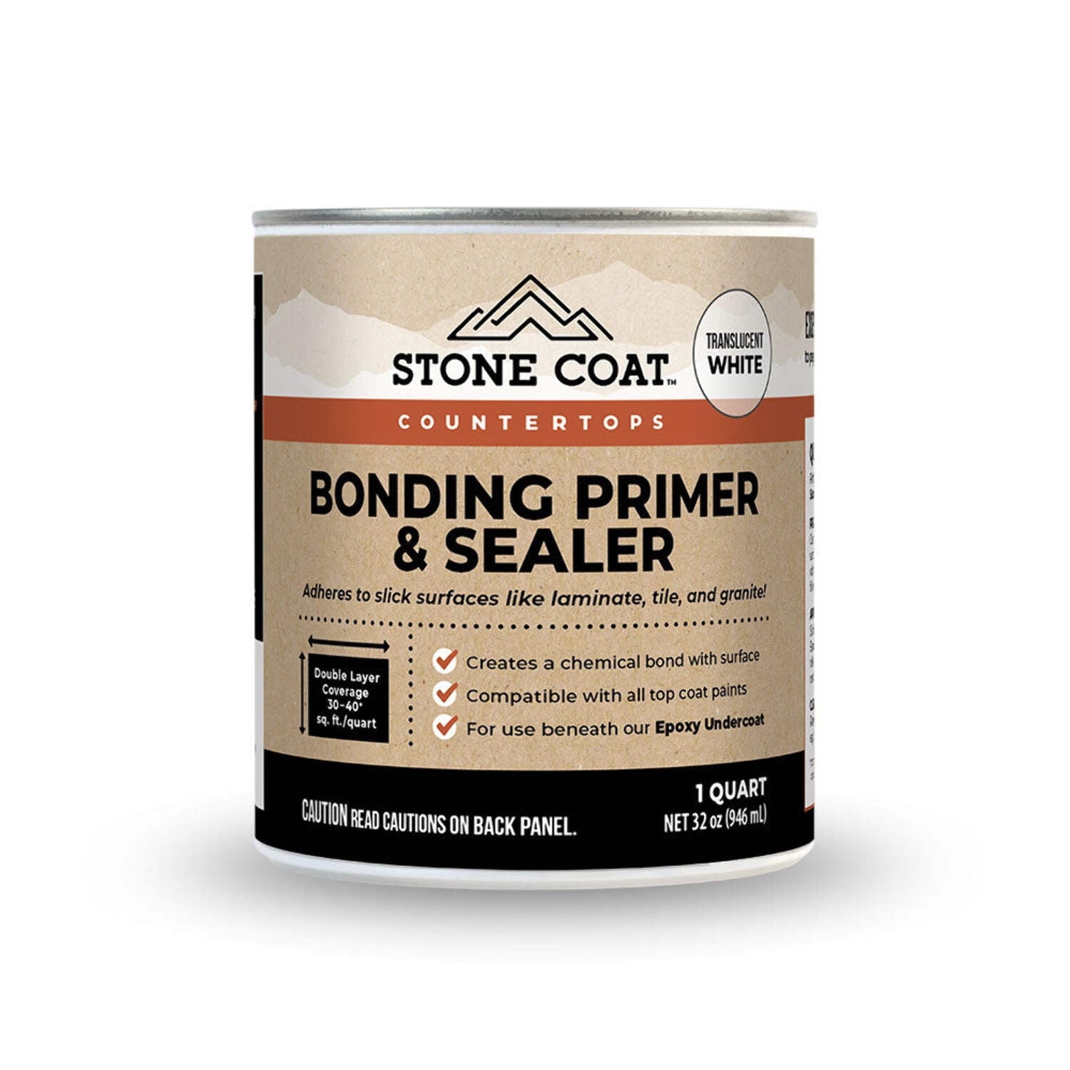 Stone Coat Countertops Bonding Primer and Sealer – 1 Quart (Covers 30 ...