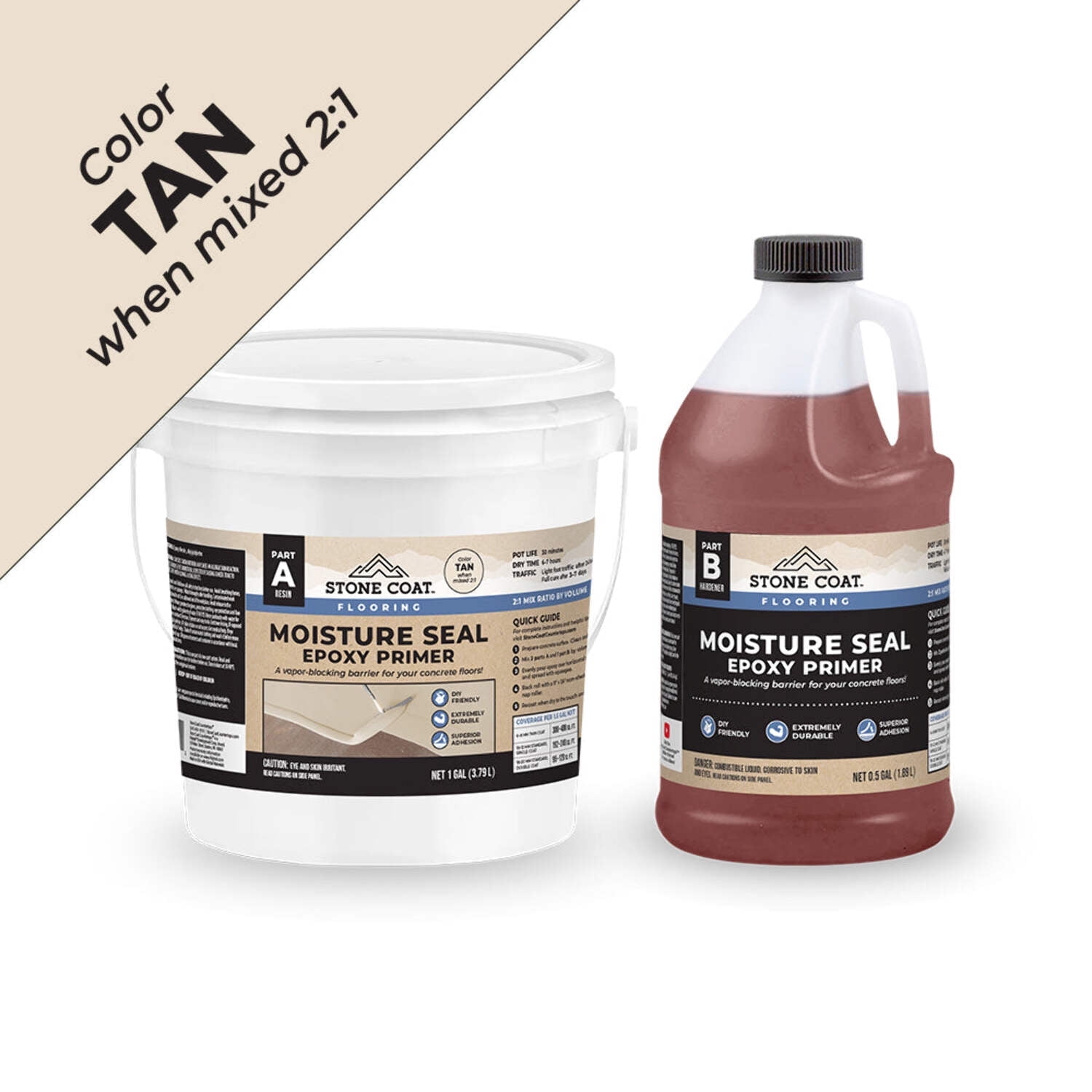 Stone Coat Countertops Moisture Seal Epoxy Primer Kit - Revitalize ...