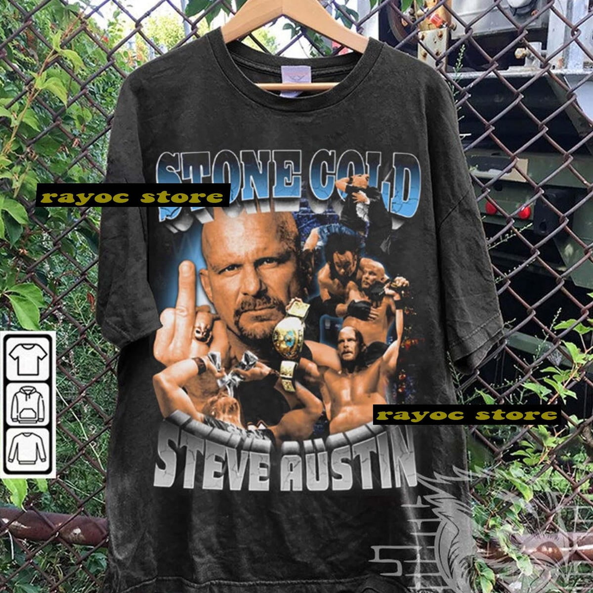 Stone Cold Shirt, Steve Austin Wrestling T-Shirt, Tee, Unisex Shirt For ...