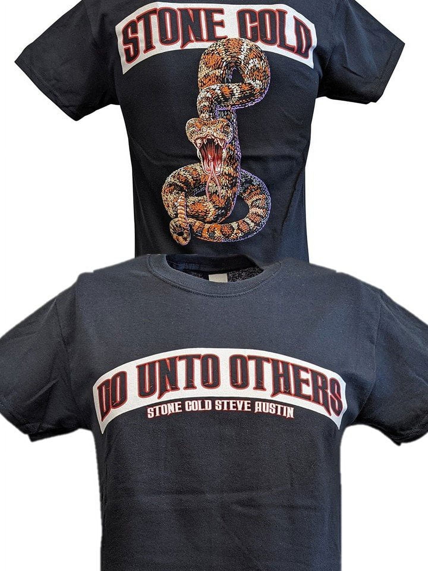 Stone Cold Steve Austin Do Unto Others Rattlesnake Mens T-shirt 4XL ...