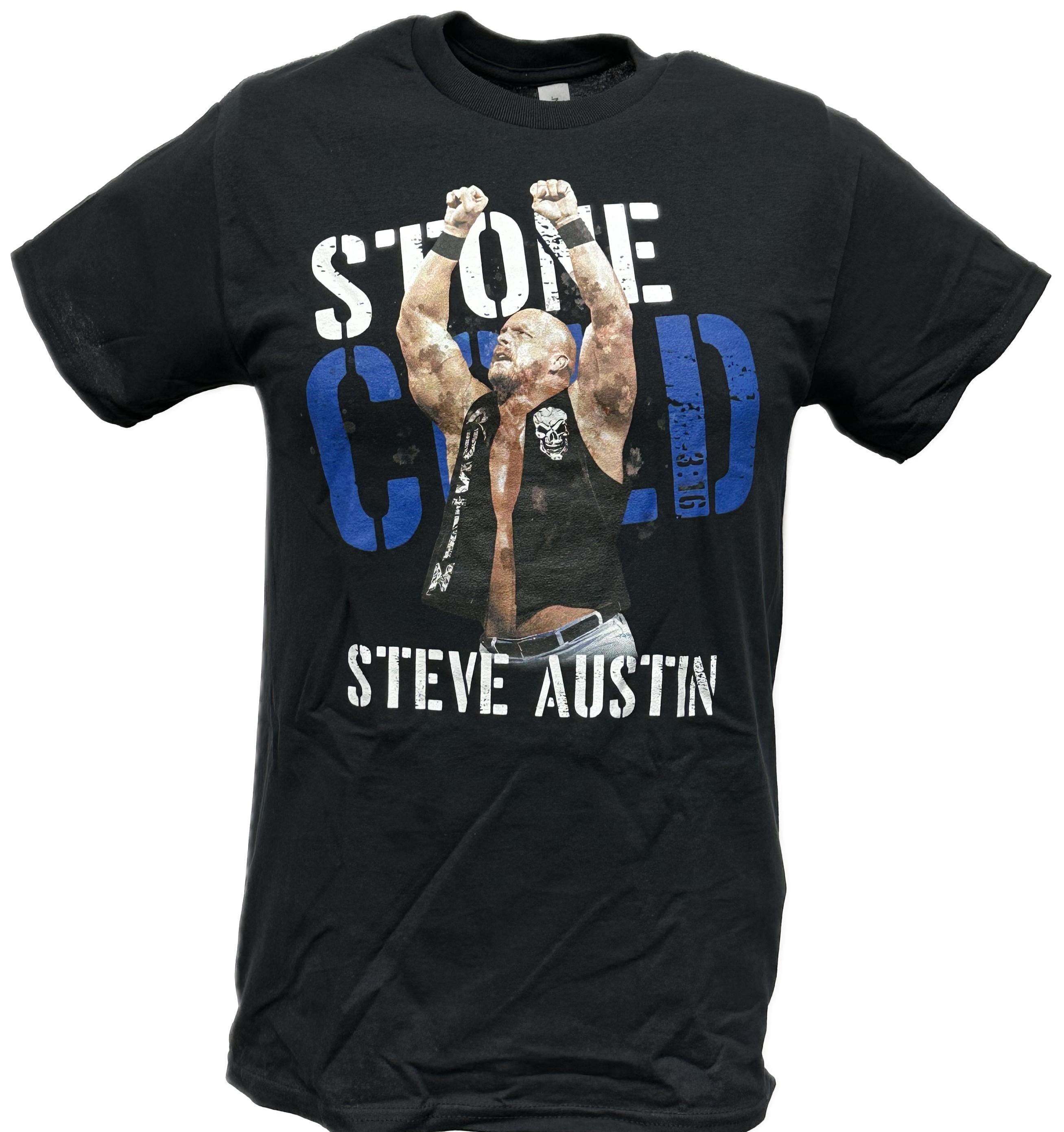 Stone Cold Steve Austin Top Rope Mens Black T-shirt - Walmart.com