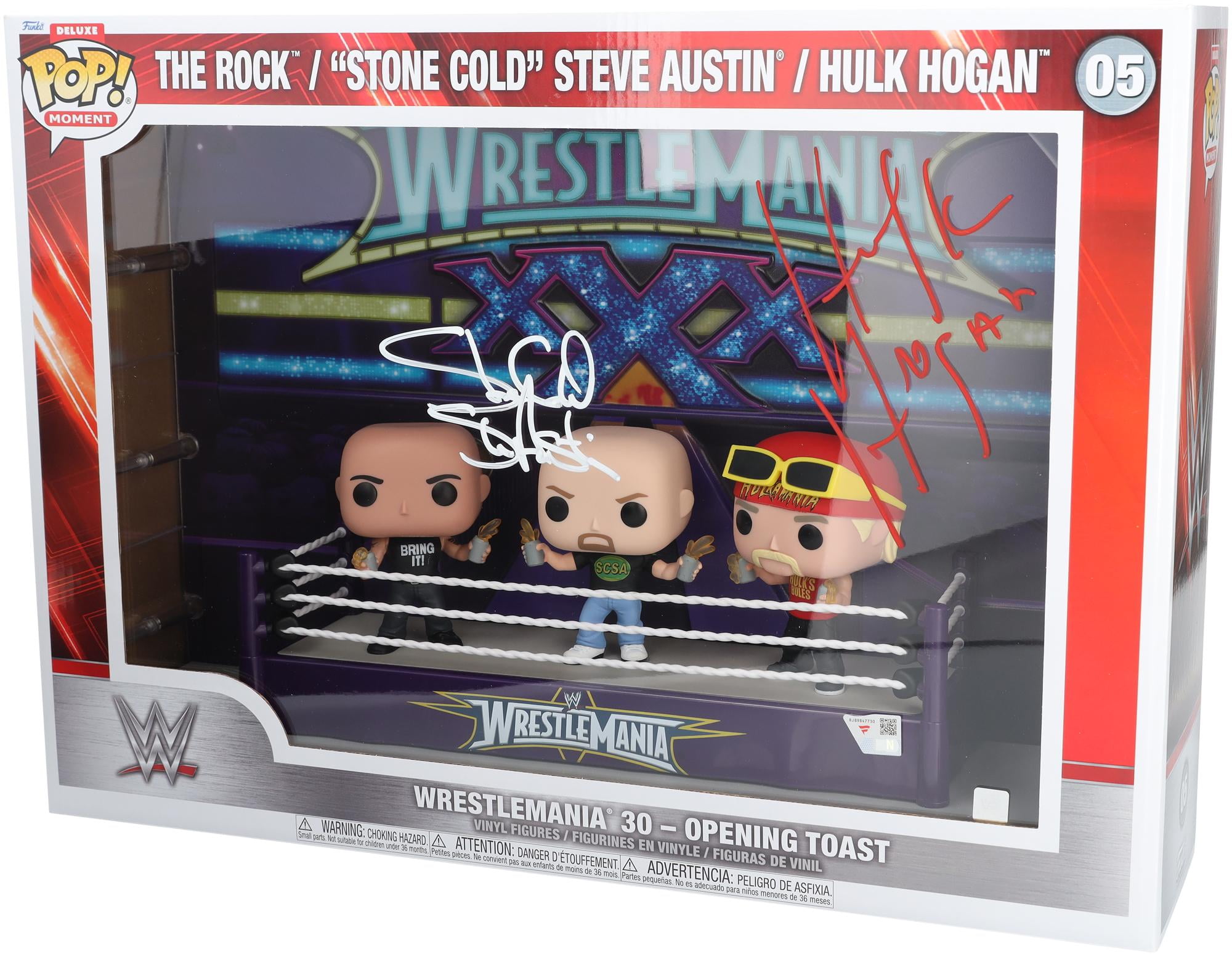 Stone Cold" Steve Austin and Hulk Hogan WWE Autographed #05 ...