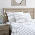 Stone Cottage Trenton Stripe Grey Queen Sheet Set - Walmart.com