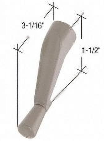 Stone Crank Handle; 3/8" Spline Size for Andersen Windows - Walmart.com