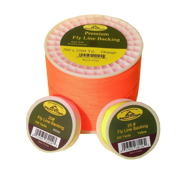 Stone Creek Fly Line Backing 20lb 100-yrds -White - Fly Fishing ...