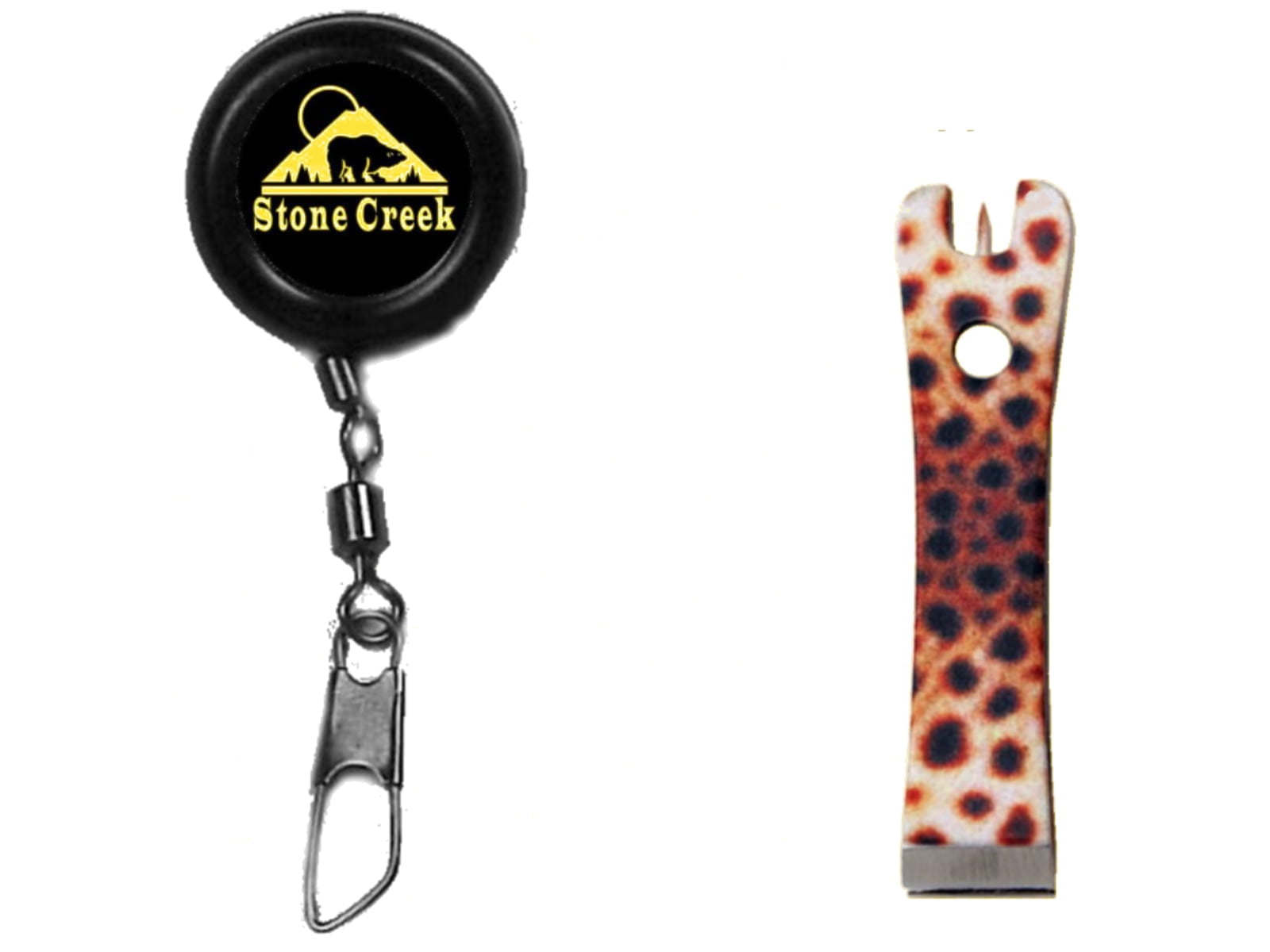 Stone Creek Retractor/Nipper Set - w/ Brown Trout Nippers - Walmart.com