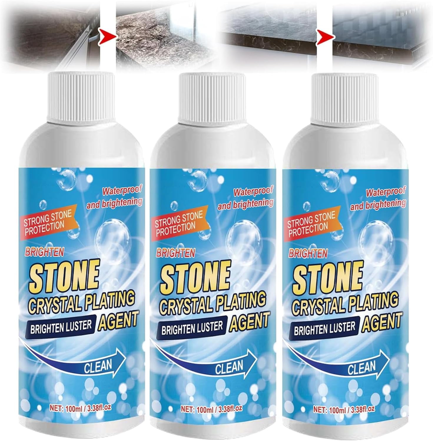 Stone Crystal Plating Agent, Marble Stone Polishing and Coating Agent ...