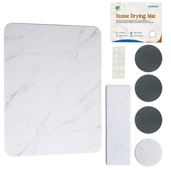 Stone Drying Mat for Kitchen - Quick Drying Stone Mat for Kitchen ...