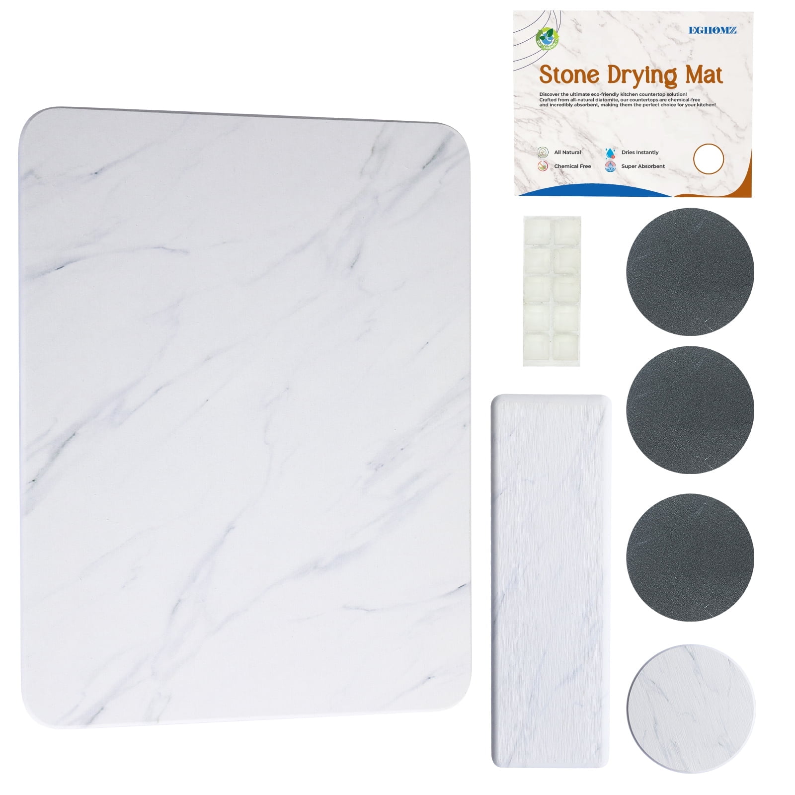 Stone Drying Mat for Kitchen - Quick Drying Stone Mat for Kitchen ...