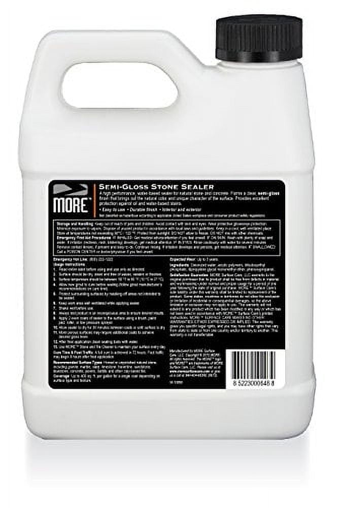 More Stone Enhancer & Sealer | 2-in-1 Formula for Indoor & Outdoor ...