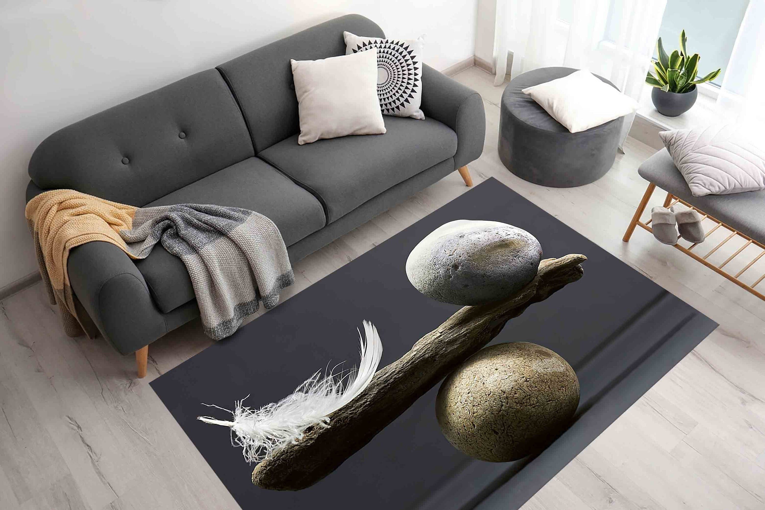 Stone and Feather Rug, Balance of Stone and Feather Rug, Balance Rugs ...