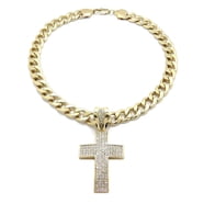 Classic Cuban Link Chain Necklace - Walmart.com