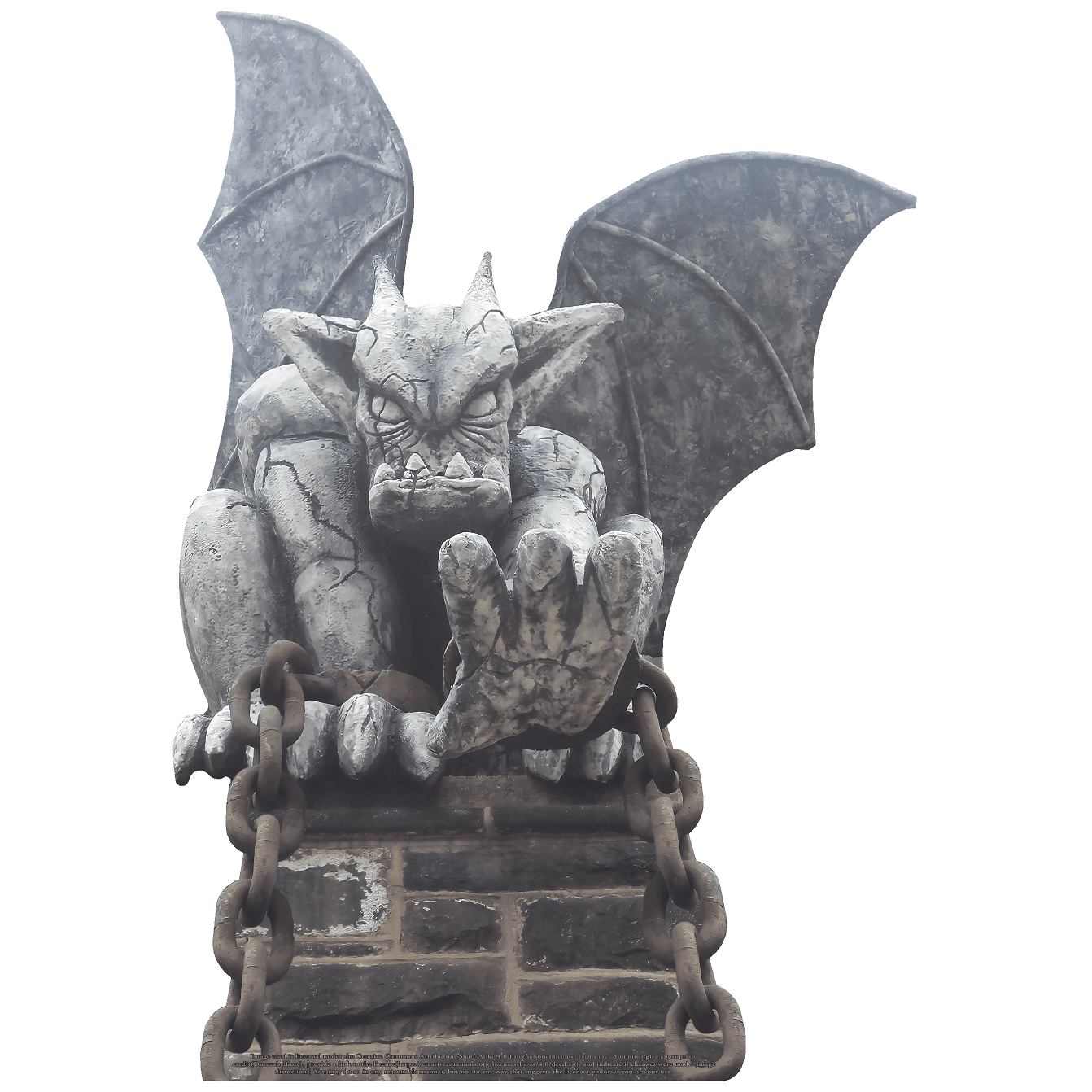 Stone Gargoyle With Chains Cardboard Cutout Standee Standup - Walmart.com