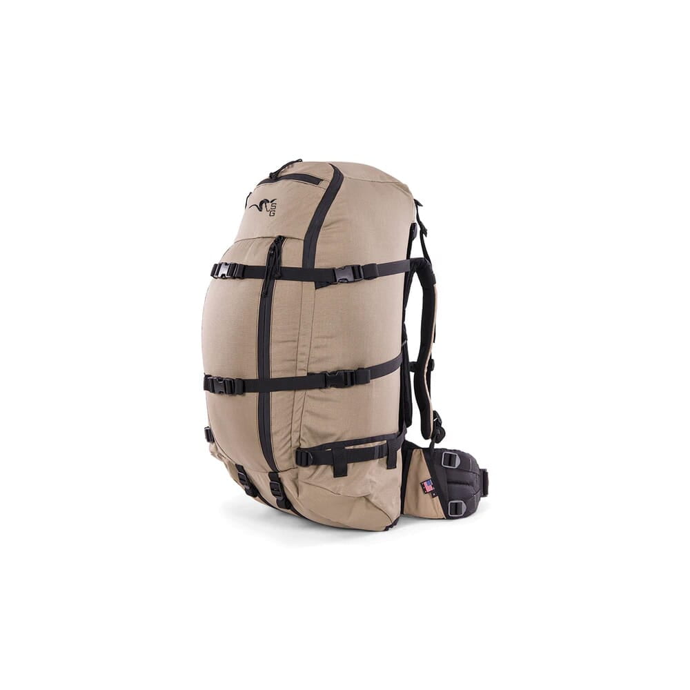 Stone Glacier Col 4800 Pack with Xcurve Frame, 4800 Cubic Inches, Tan, Small, 150+ lb Load, Made ...