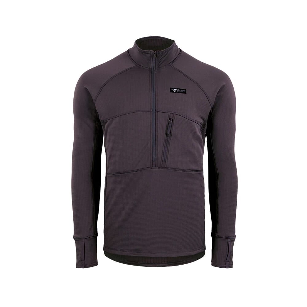 Stone Glacier Helio Pullover Fleece, Obsidian, Medium, Micro-Grid ...