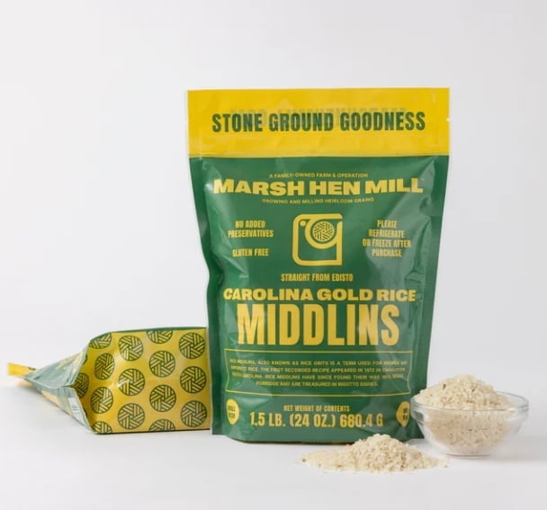 Stone-Ground Marsh Hen Mill Carolina Gold Rice Middlins - Walmart.com