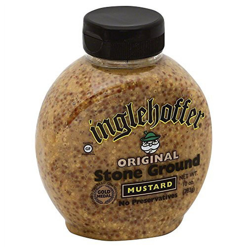 Inglehoffer, Stone Ground Mustard, 10oz Bottle | 2 Pack - Walmart.com