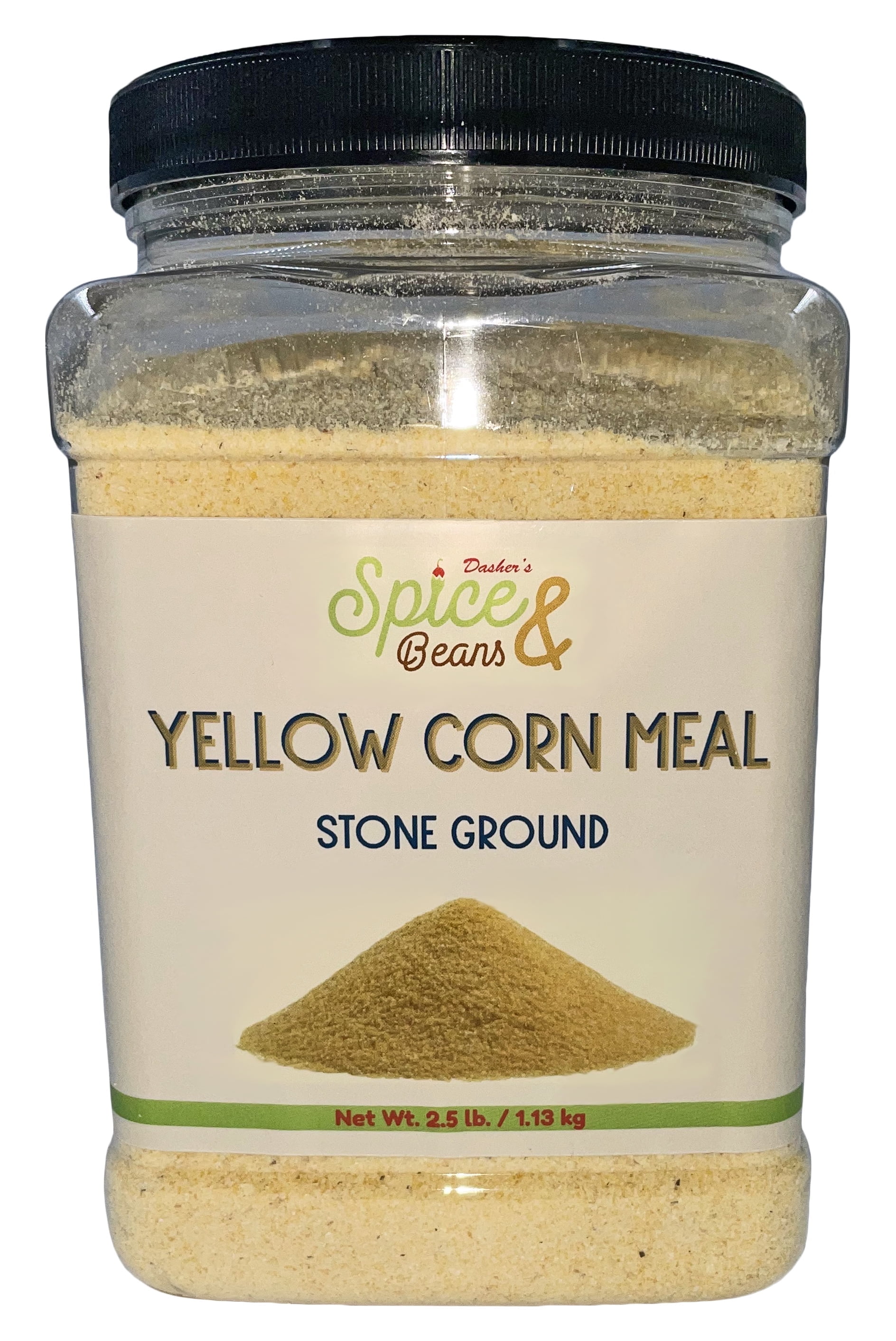 Stone Ground Yellow Corn Meal | Enriched | by Dasher's Spice & Beans ...