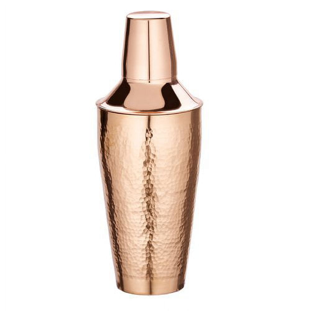 Stone Hammered Solid Copper Cocktail Shaker, 30 Oz - Walmart.com