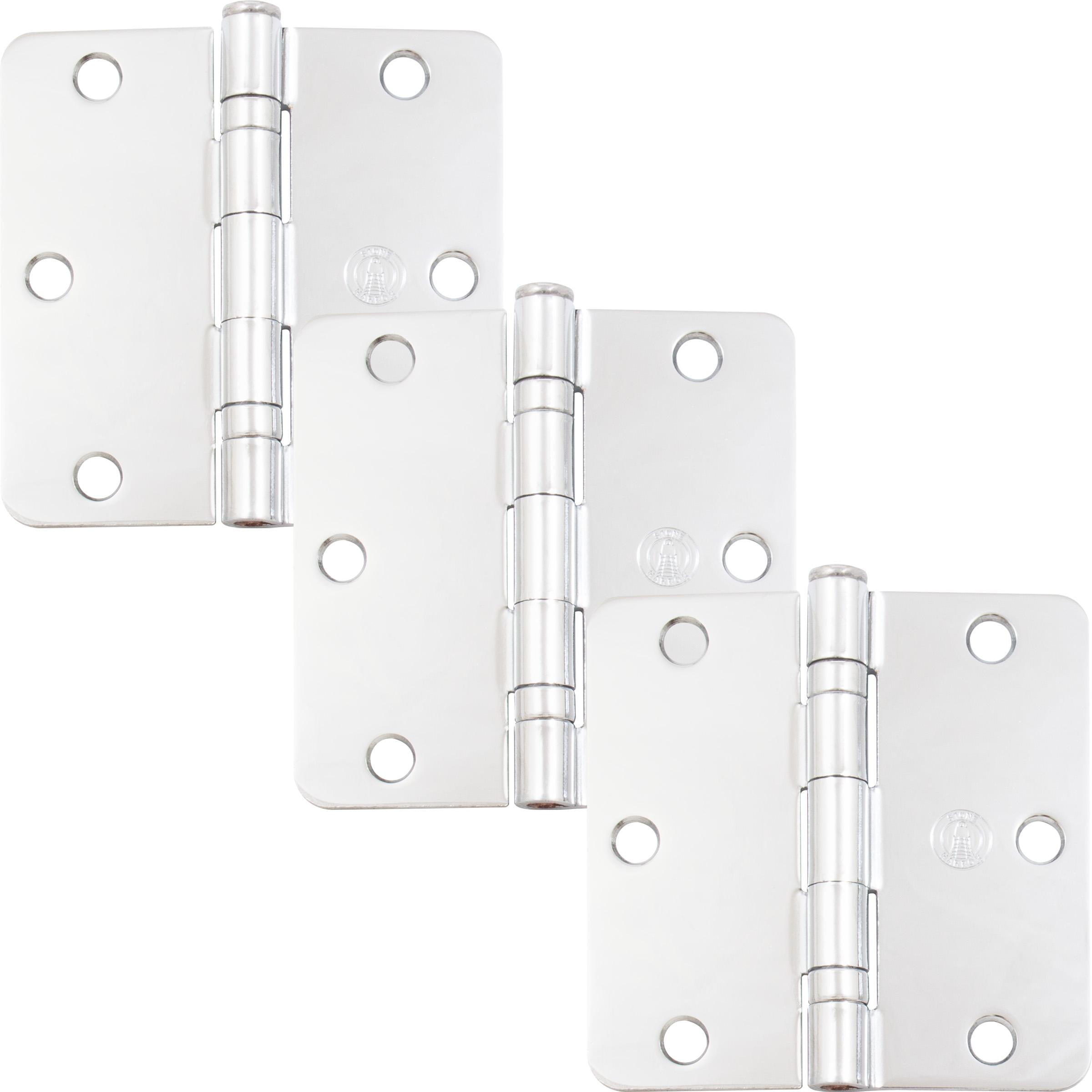 Stone Harbor Hardware 3-1/2" Ball-Bearing Door Hinges, 1/4" Radius ...