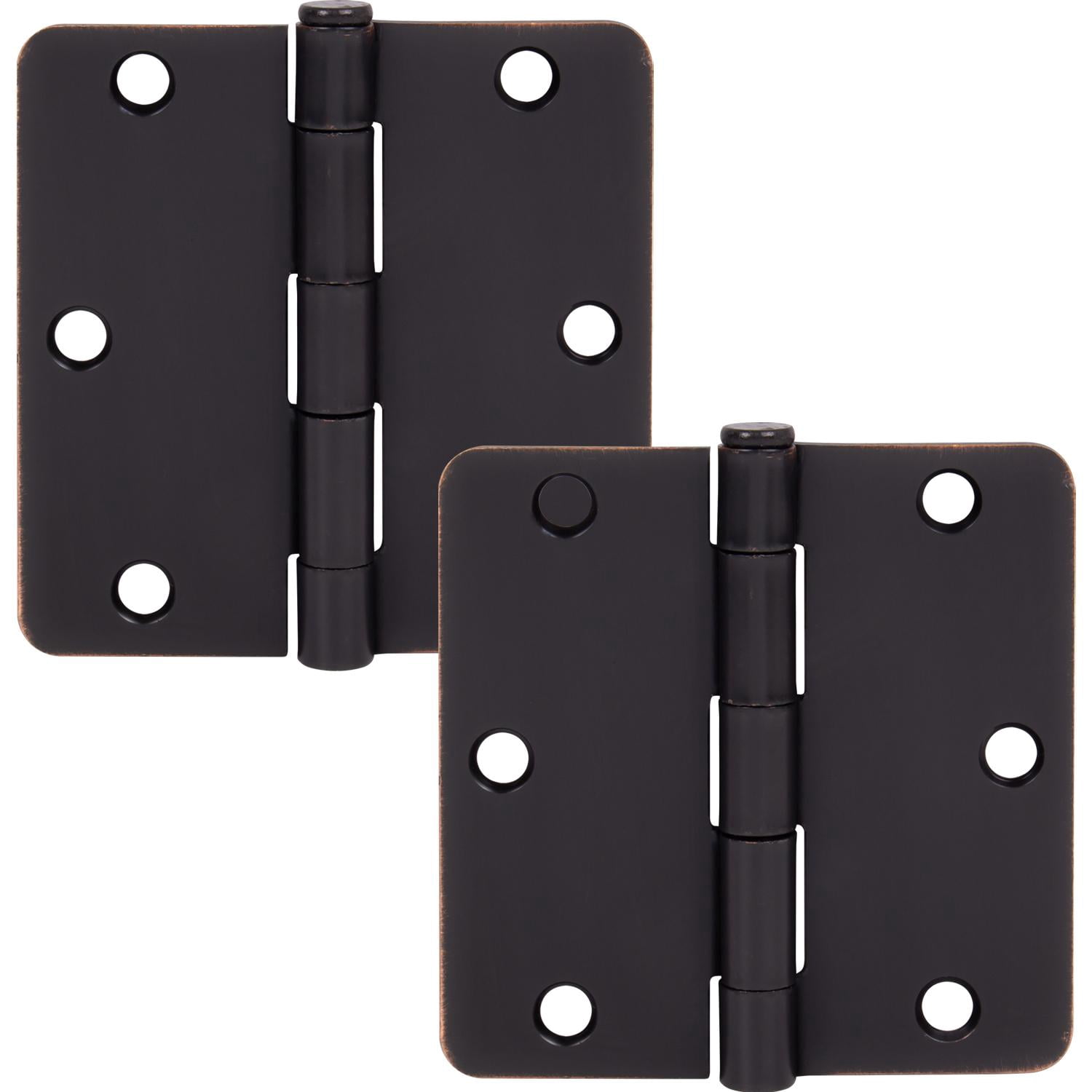 Stone Harbor Hardware 3-1/2" Door Hinges, 1/4" Radius Corner, Vintage ...