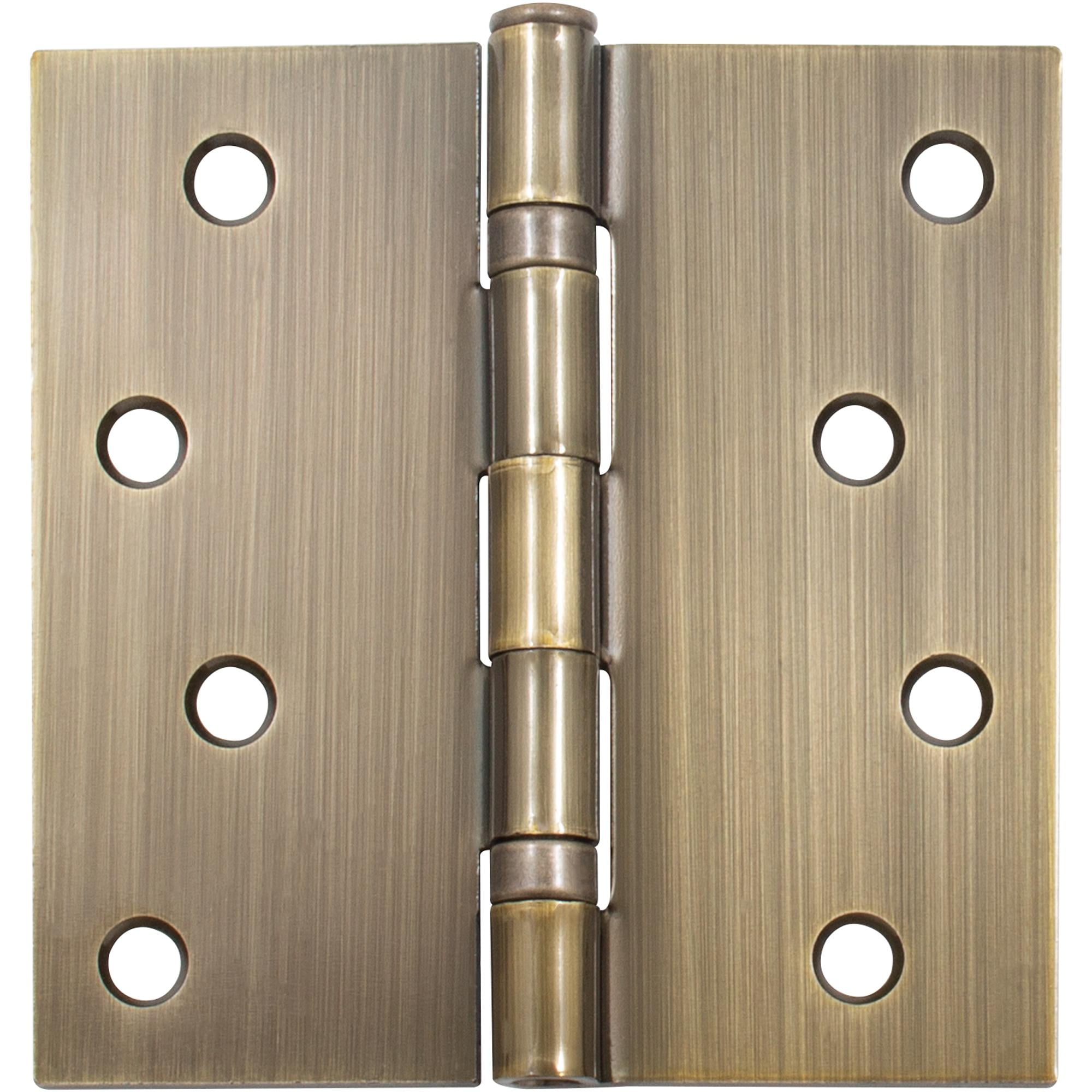 Stone Harbor Hardware 4" Ball-Bearing Door Hinges, Square Corner ...