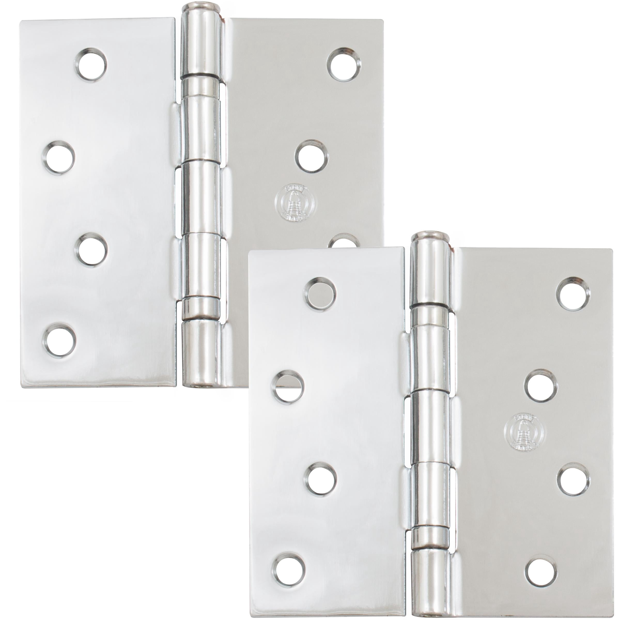 Stone Harbor Hardware 4" Ball-Bearing Door Hinges, Square Corner ...