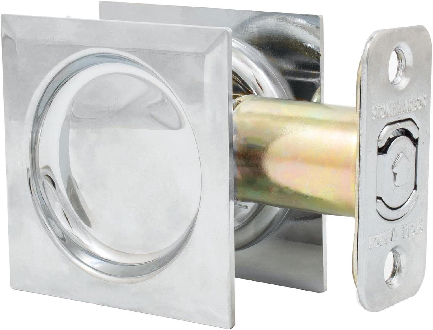 Stone Harbor Hardware Contemporary Square Pocket Door Lock, Passage ...