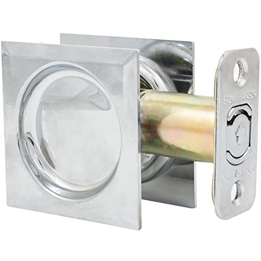 Stone Harbor Hardware Contemporary Square Pocket Door Lock, Passage ...