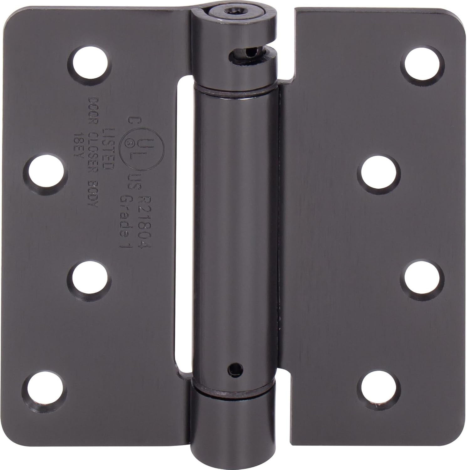Stone Harbor Hardware Self-Closing Door Hinge, 4 Inches, 1/4" Radius ...