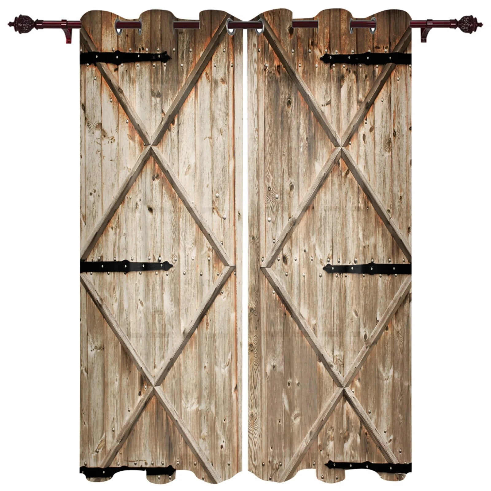 Stone House Wooden Door Valance Curtains Luxury Curtain Valance Sheer ...
