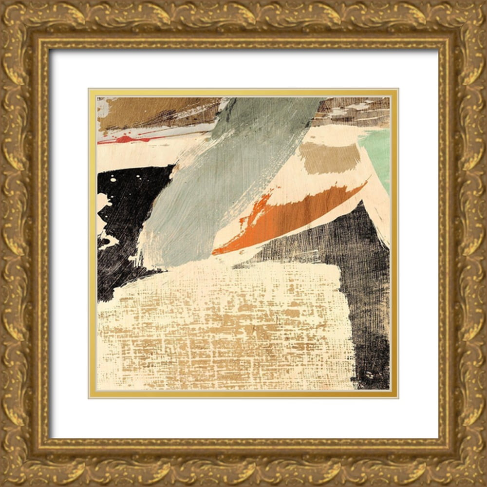 Stone, Jim 12x12 Gold Ornate Wood Framed with Double Matting Museum Art ...