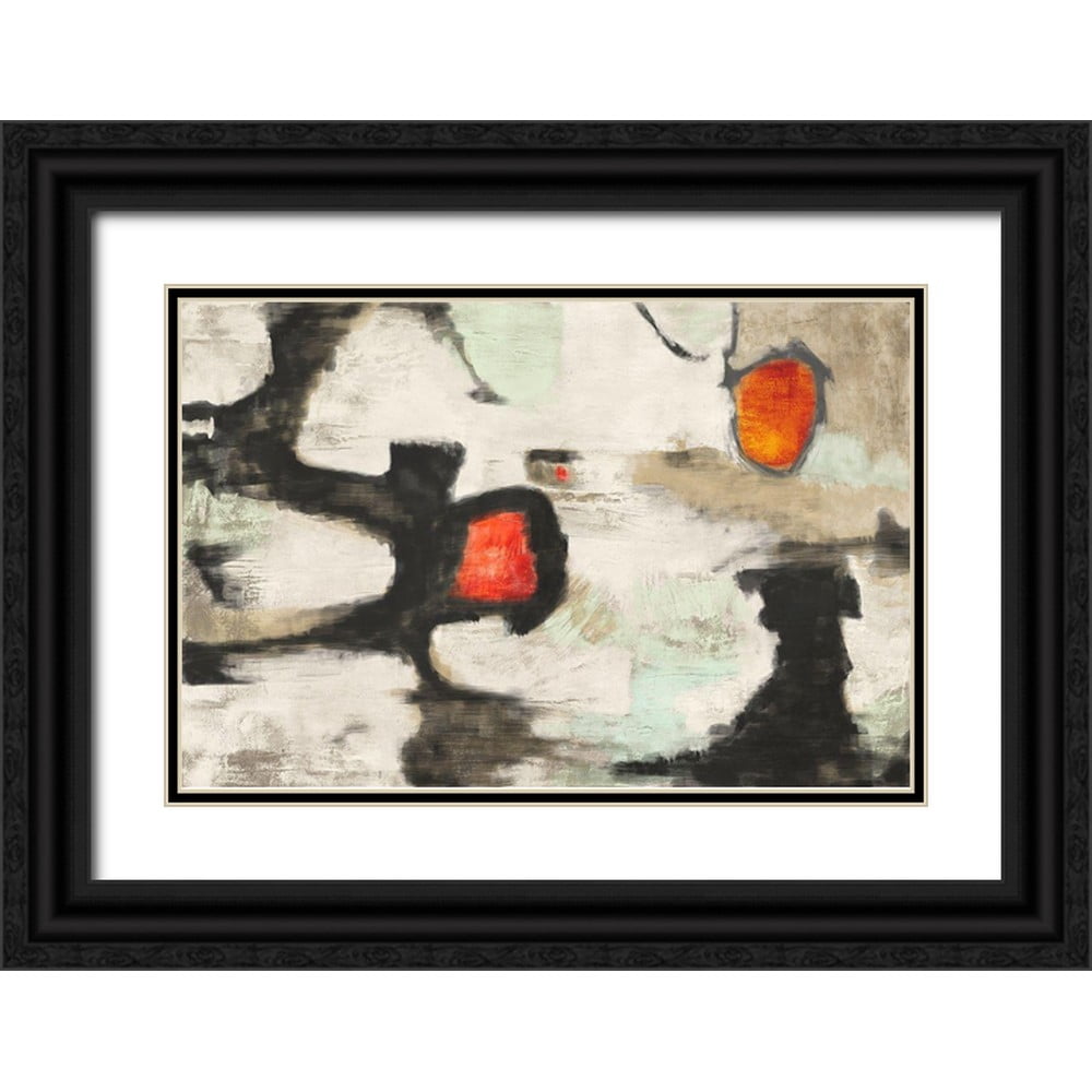 Stone, Jim 18x13 Black Ornate Wood Framed with Double Matting Museum ...