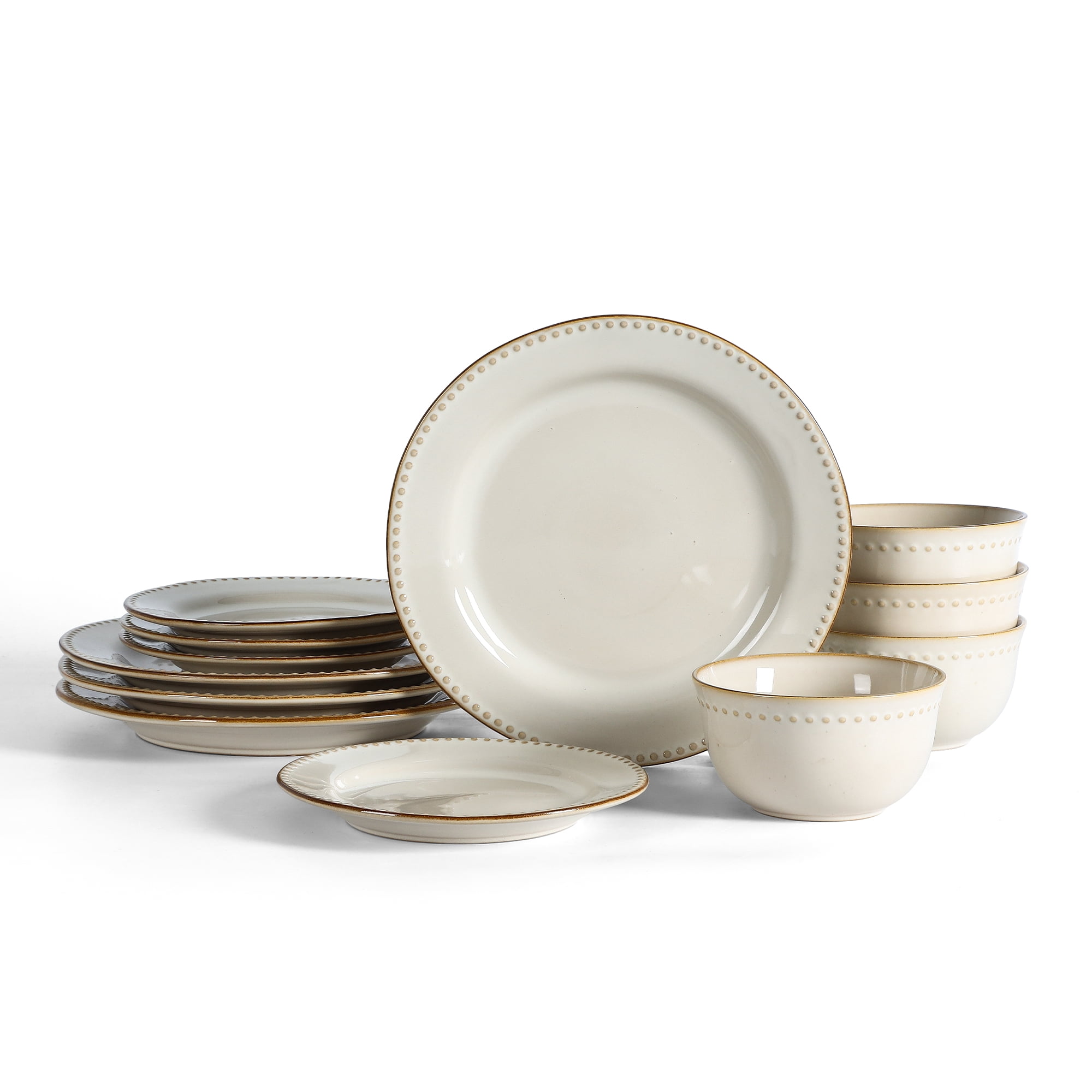 Stone Lain Comet 12-Piece Dinnerware Set Stoneware, Service for 4 ...
