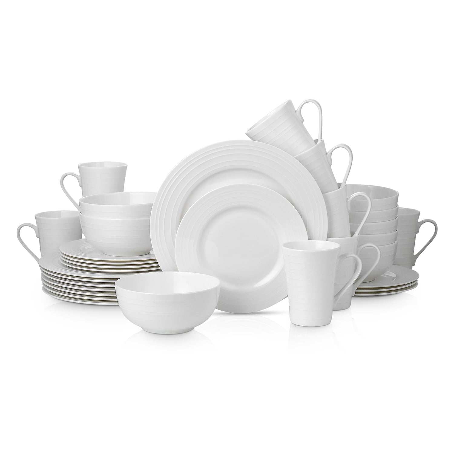 Stone Lain Eleanor 32-Piece Bone China Formal Dish Set, Service for 4 ...