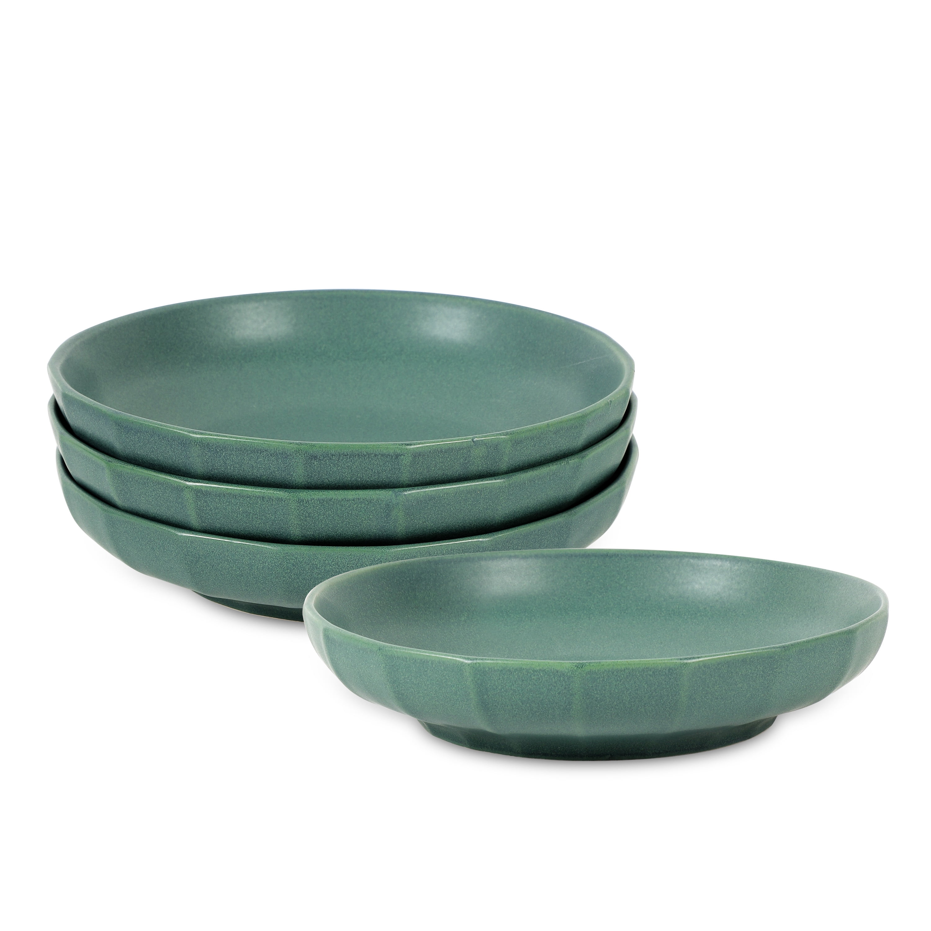 Stone Lain Rio 4-Piece Pasta Bowl Set Stoneware, Green - Walmart.com