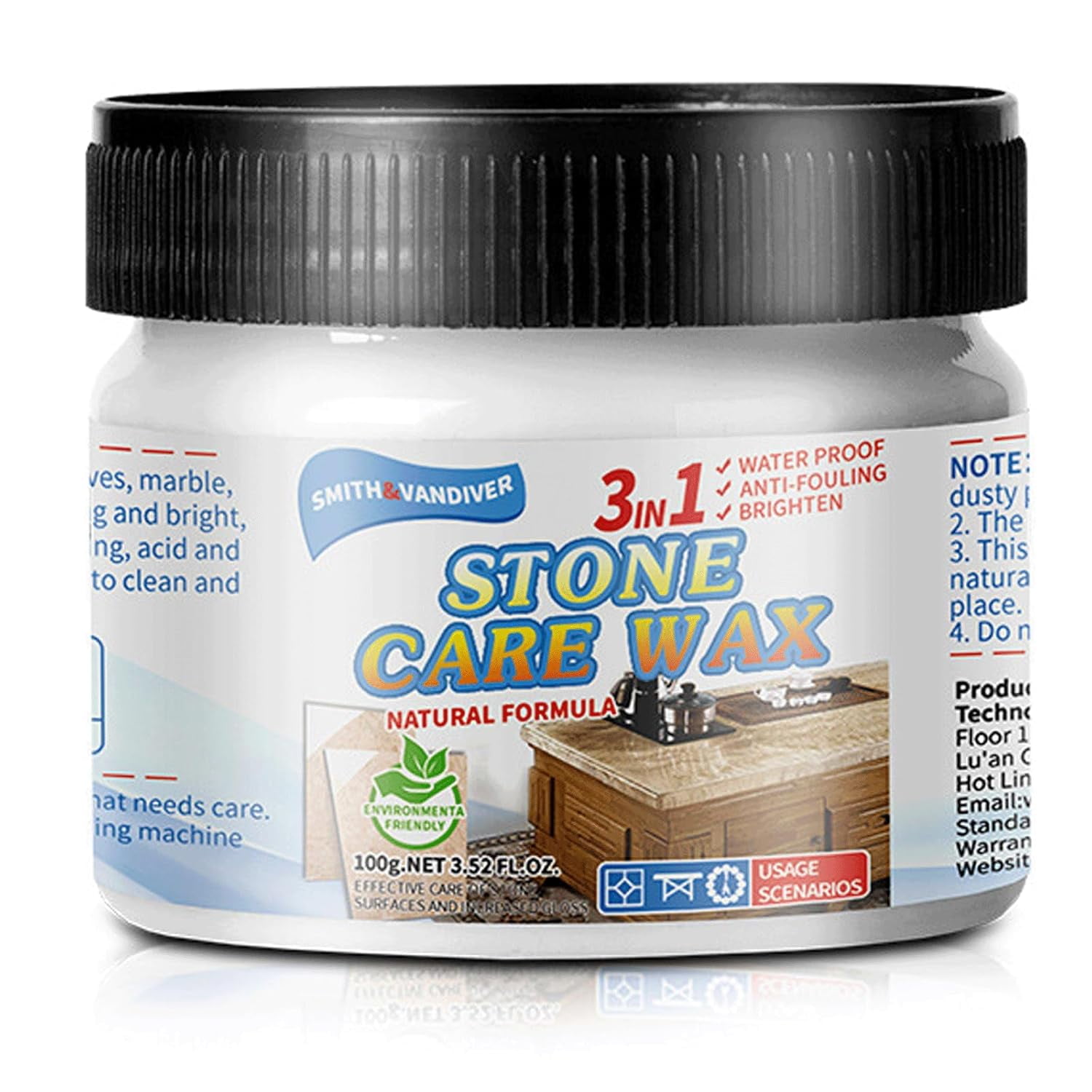 Stone Maintenance Polishing Wax, Granite Polishing Compound, Marble ...