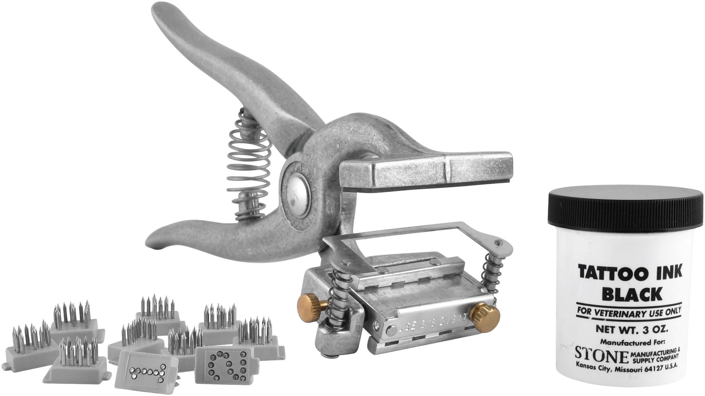 Stone Manufacturing 3/8 Tattoo Outfit with Ear Release Standard Black ...